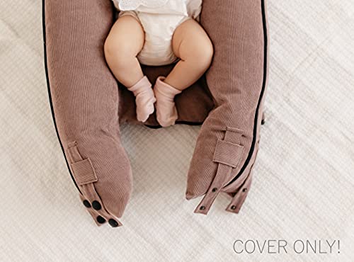 Lounger Cover by Sofia Amber – Cover ONLY for DockAToT and Sleepyhead Deluxe + Docks - Baby nest Sleep Pod Replacement Extra Cover - Cocoa