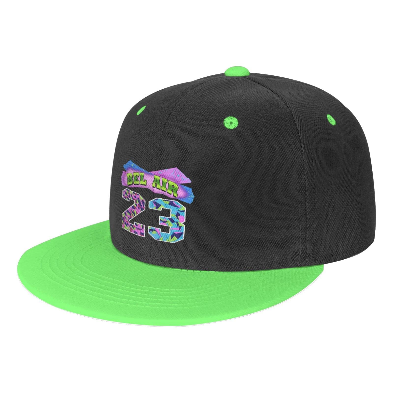 Birsppy KEUJHFQ Green 23 Hat Men Women 80s 90s Theme Party Hip-Hop Baseball Caps Cool Hats