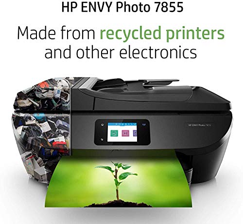 HP ENVY Photo 7855 All in One color Photo Printer with Wireless Printing, HP Instant Ink ready, Works with Alexa (K7R96A)