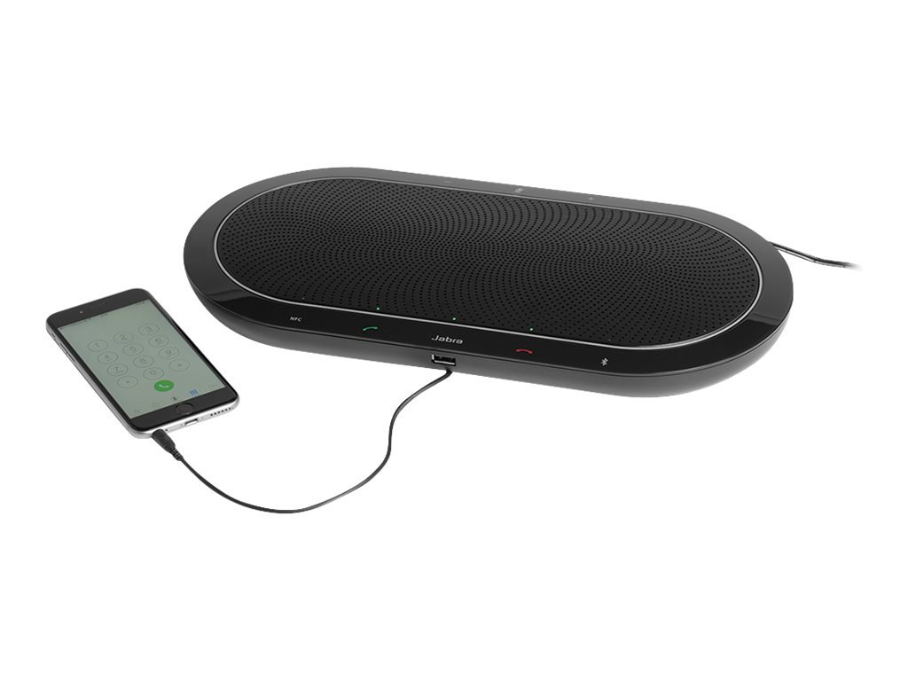 Jabra Speak 810 UC Wireless Bluetooth Speakerphone - Portable Conference Speaker with Superior Audio for Larger Conference Calls, Quick Set-Up - Certified for Zoom & Google Meet
