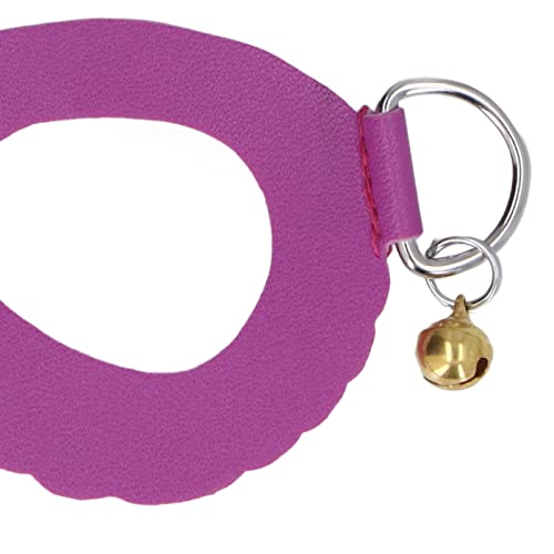 Hamster Harness Vest and Leash Set No Pulling Comfort Padded Vest Guinea Pig Striped Harness for Guinea Pigs, Hamster, Ferret, Chinchilla Purple