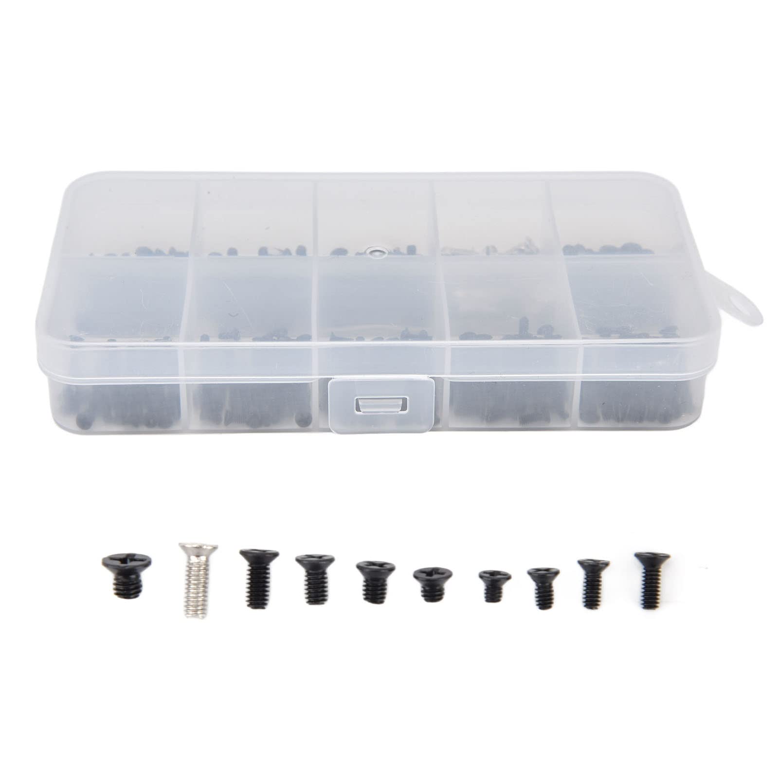 Computer Screws, Wide Use 500pcs Various Sizes Screw with Storage Box for Maintenance