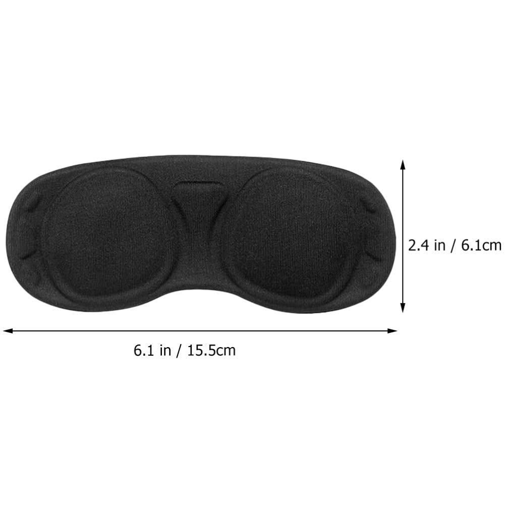 Hemobllo VR Lens Cap 1pc Vr Lens Protection Lens Protector Virtual Reality Lens Case Vr Lens Cover Black Vr Gaming Cover for Lens Sponge Cover Vr Lens Accessory