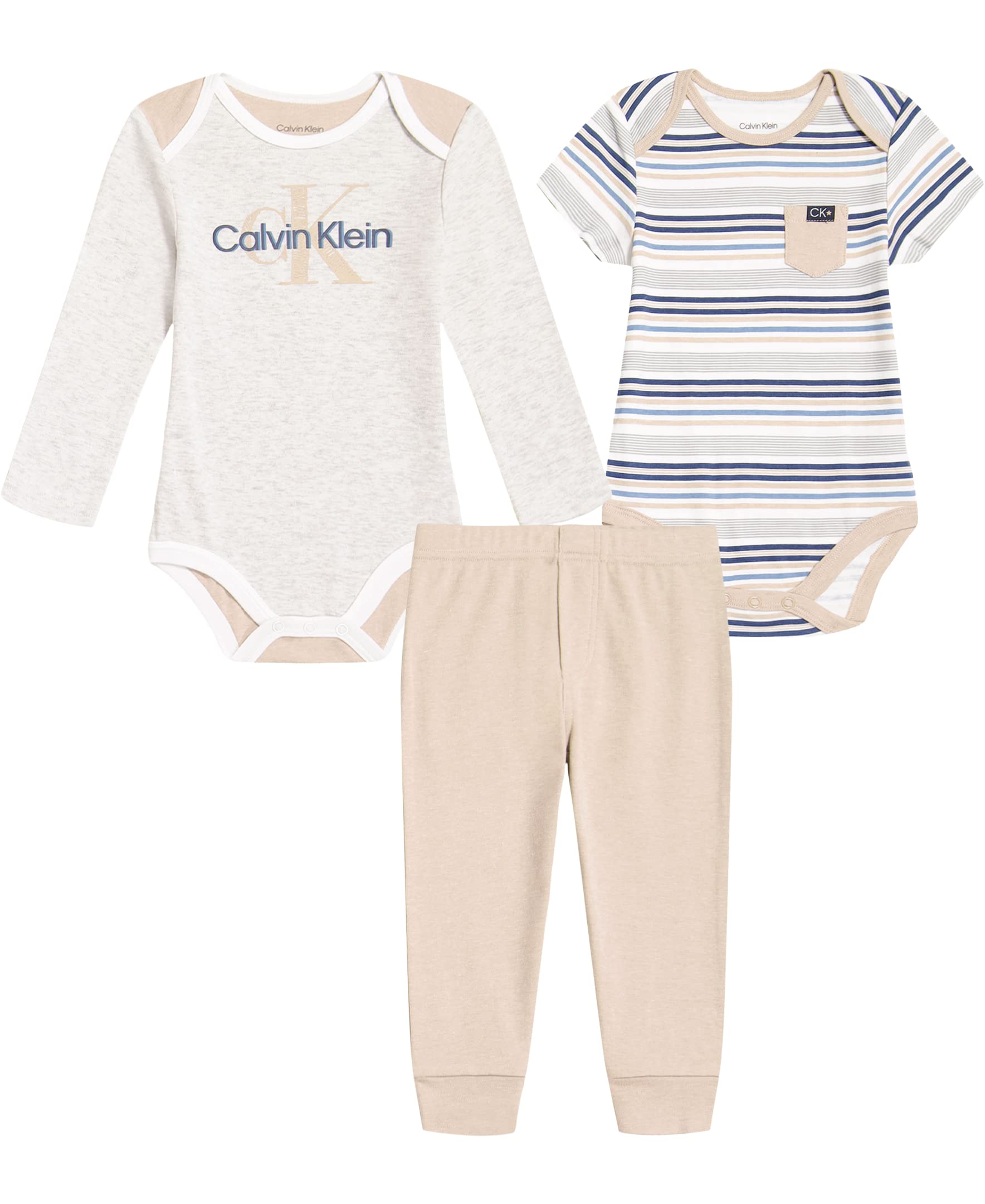 Calvin Klein 3 Pieces Bodysuit Pant Set