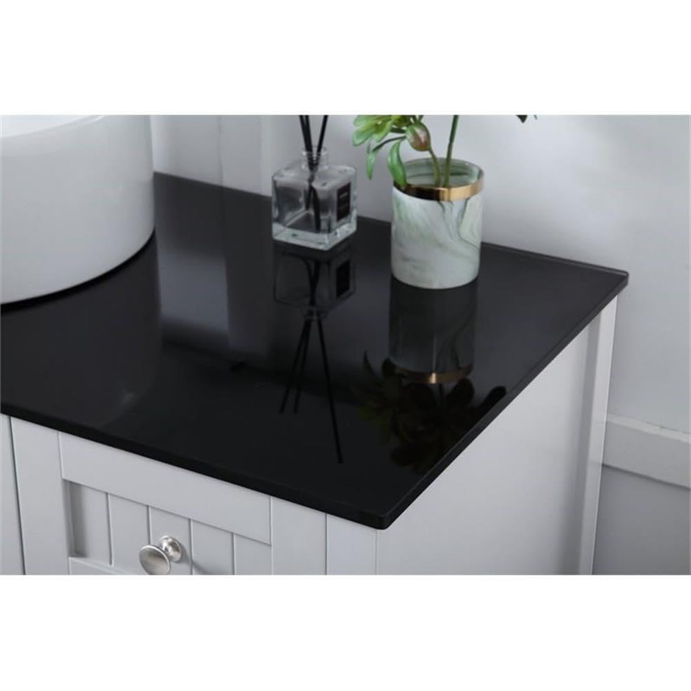 Elegant Kitchen and Bath 48 inch Vessel Sink Bathroom Vanity Cabinet - Gray