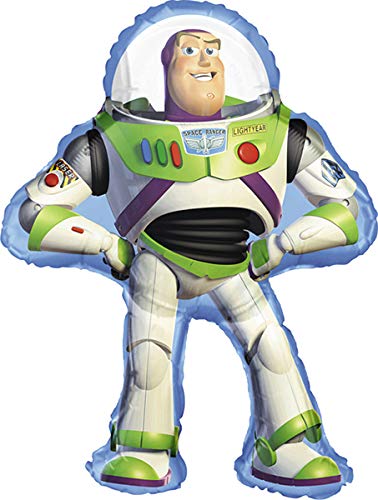 LOONBALLOON 35 Inch Buzz Lightyear Balloon   Cartoons Movie Character Balloons for Kids Birthday and Theme Parties