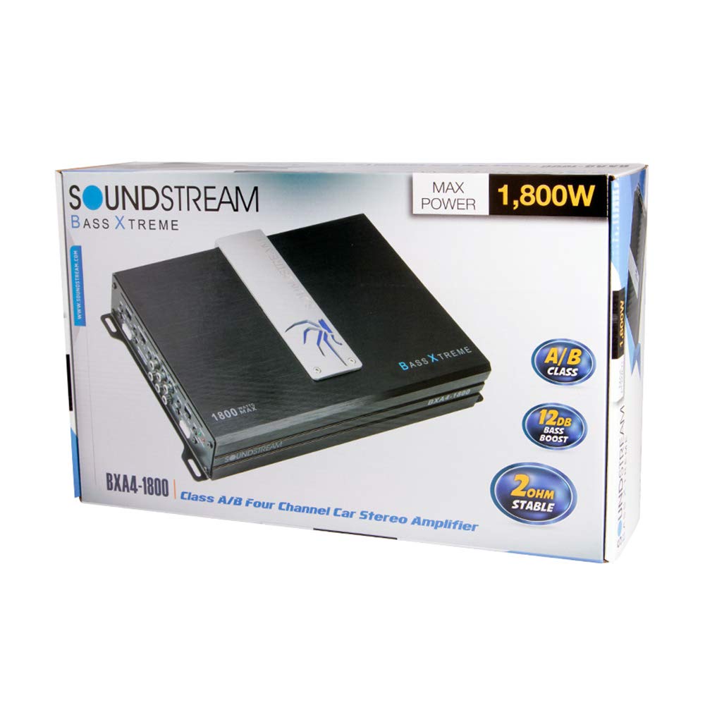 Soundstream BXA4-1800 4-Channel 1800W Max Amplifier