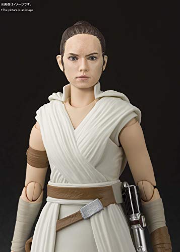 S.H. Figuarts Star Wars Rey & D-O (Star Wars: The Rise of Skywalker) Approx. 5.7 inches (145 mm), PVC & ABS, Pre-Painted Action Figure