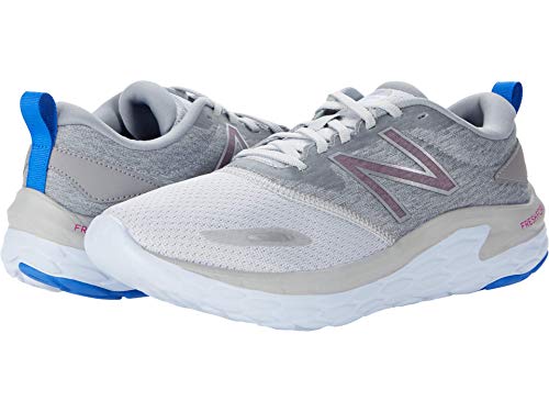 New Balance Women's Fresh Foam Altoh V1 Running Shoe, Light Aluminum/Cobalt, 8