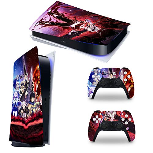 Black Magic Anime PS5 Console and Controller Skin Set - playstation 5 Vinyl( Only fit PlayStation 5 regular)