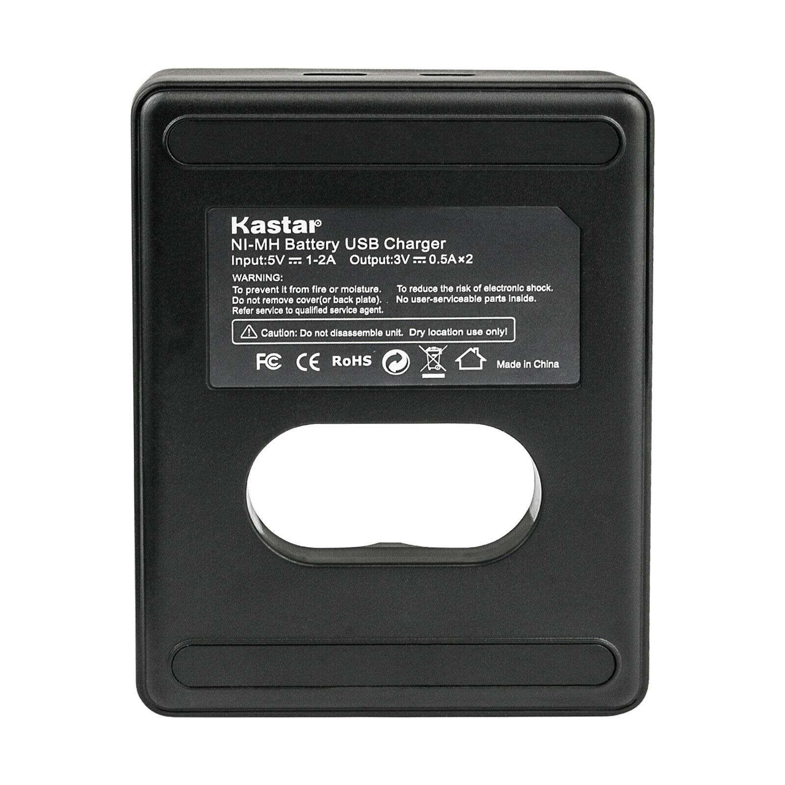 Kastar 1-Pack XBOX1 2500mAh N-i-MH Battery and LCD Dual USB Charger Replacement for Microsoft Xbox One, Xbox One S, Xbox One X, Xbox One Elite Wireless Controller
