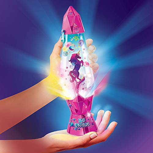 Canal Toys Style 4 Ever DIY Mood Lamp - Customizable Bubble Lamp with Color-Changing LED Lights, Glittery Bubbles, and Swirling Beads. Ages 6+