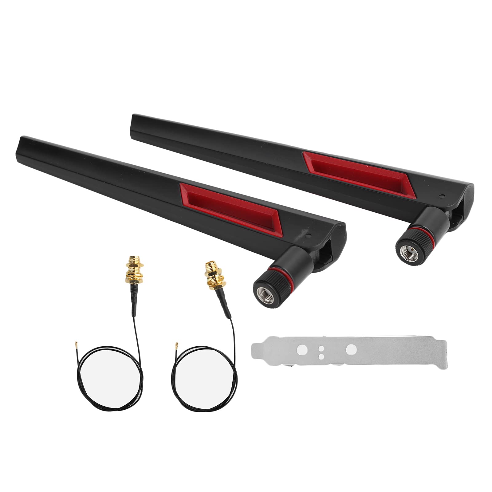 IPEX4 to SMA Cable, 2Pcs AC88 Antenna for M.2 Bluetooth External Extension, for Support NGFF 802.11a, 802.11b, 802.11g, 802.11n, 802.11ac, Bluetooth Card