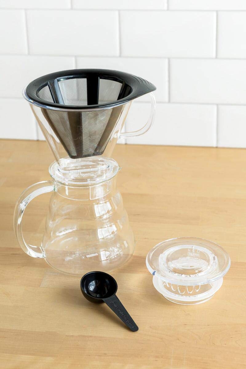 Bodum Melior Pour Over Coffee Dripper, 20 Oz, Black