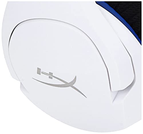 HyperX HHSS1C-KB-WT/G Cloud Stinger Core β Wireless Gaming Headset, for PS4, PS5, PC, Lightweight, Durable Steel Sliders, Noise-Cancelling Microphone - White