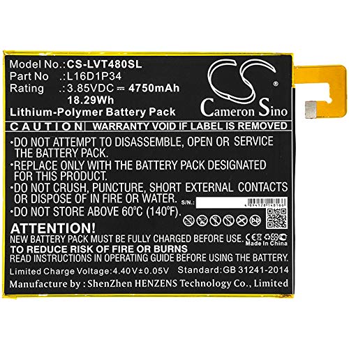 Cameron Sino New Replacement Battery Fit for Lenovo(4750mAh / 18.29Wh)