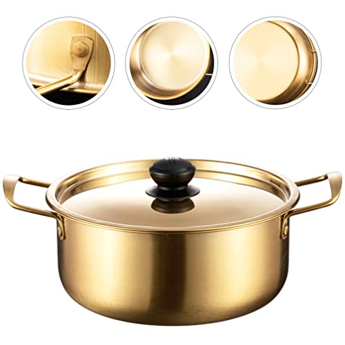 Hemoton Pots Camping Pot Stainless Steel Noodle Pot Kitchen Food Storage Pot Handheld Cooking Noodle Pot Korean Ramen Sauce Pan Sauce Pan Sauce Pan Sauce Pan Sauce Pan Sauce Pan