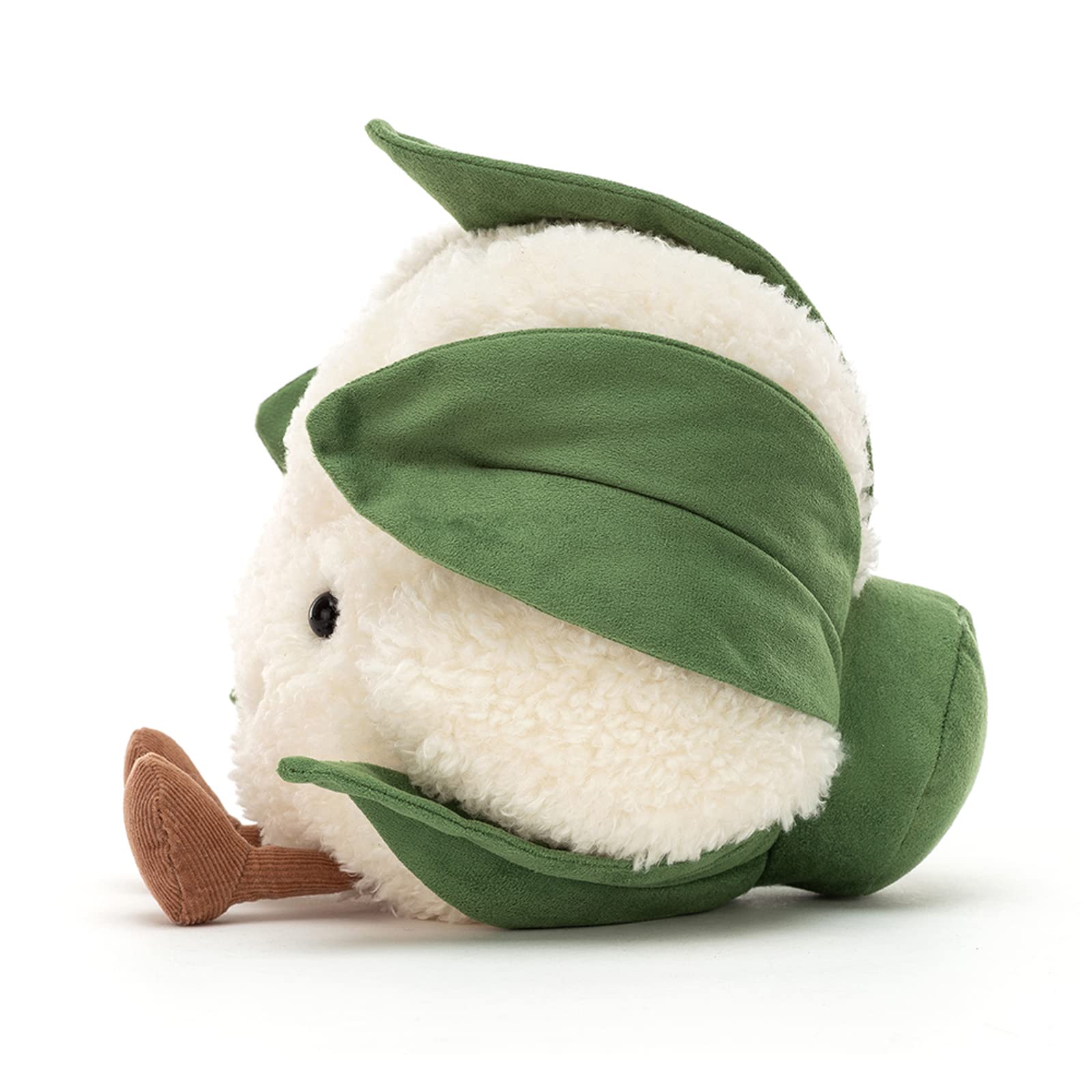 Jellycat Amuseables Cauliflower Stuffed Toy, 8 inches | Vegetable Plush | Fun Gift Idea