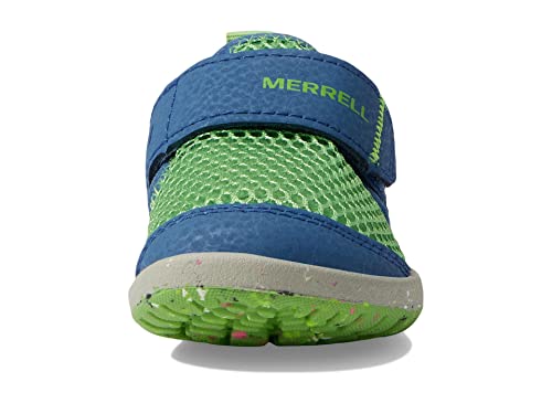 Merrell Unisex-Child Bare Steps H20 Water Shoe, Dark Blue/Green, 4 M US Unisex Little Kid
