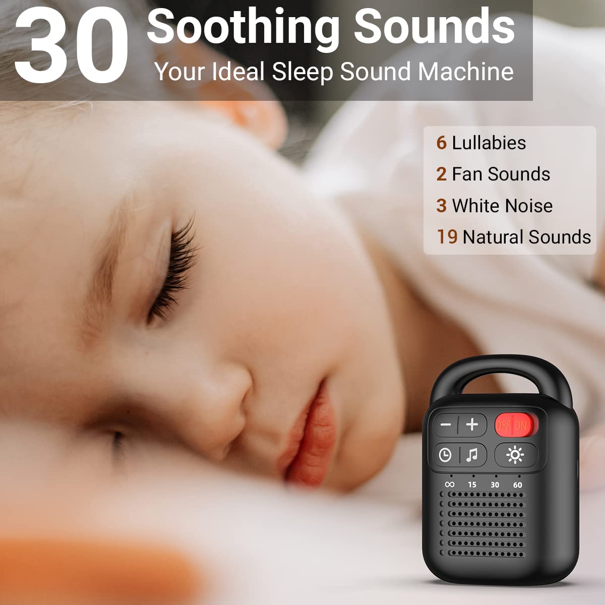 ColourNoise Sleep Sound Machine White Noise Nachine for Baby Sleep Better