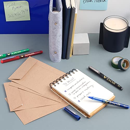 PILOT V-Ball 0.5 Liquid Ink Rollerball Pen Wallet of 3 - Assorted Colours