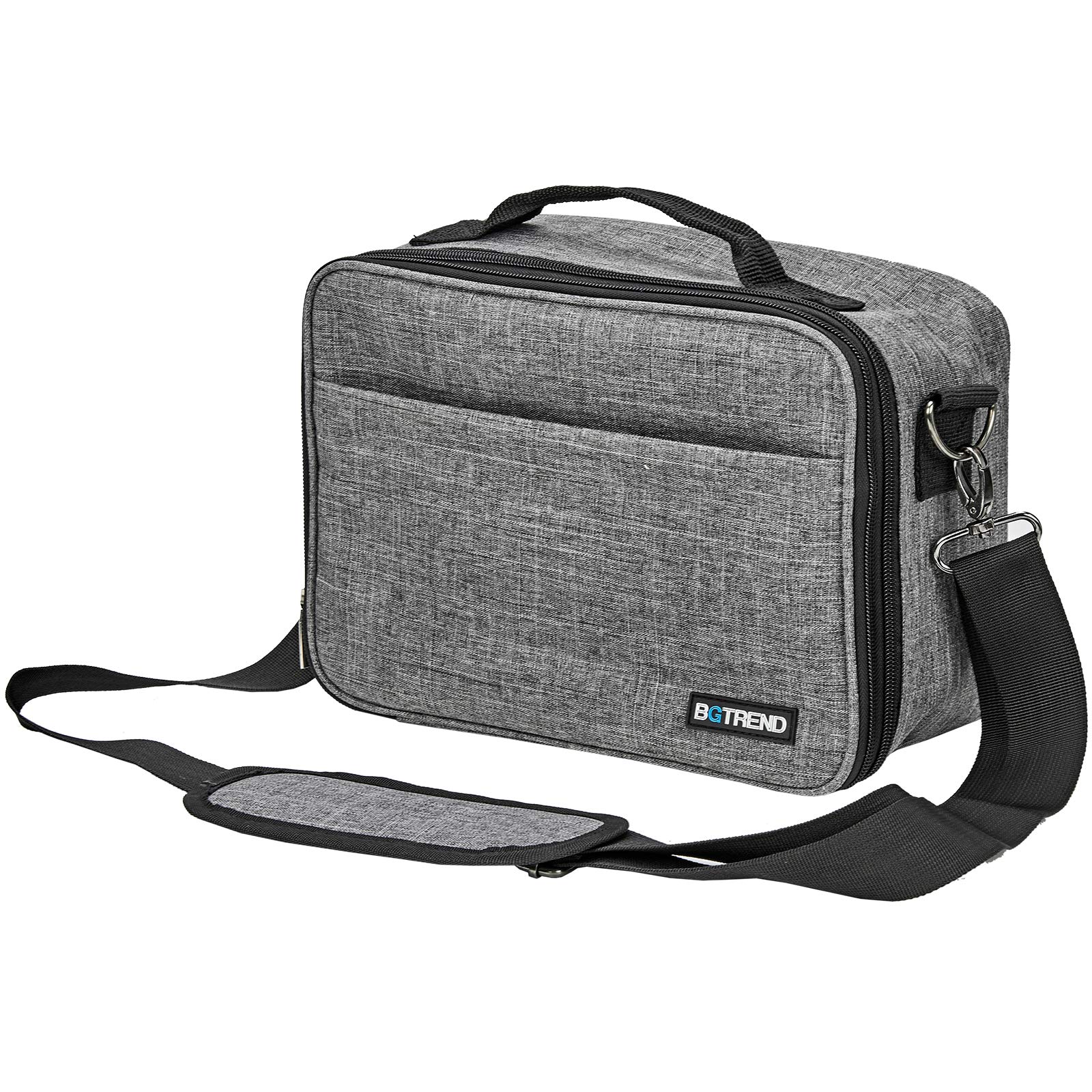 BGTREND Carrying Bag for Mini Projector, Portable Case for DR.J Mini Projector and Accessories, Grey
