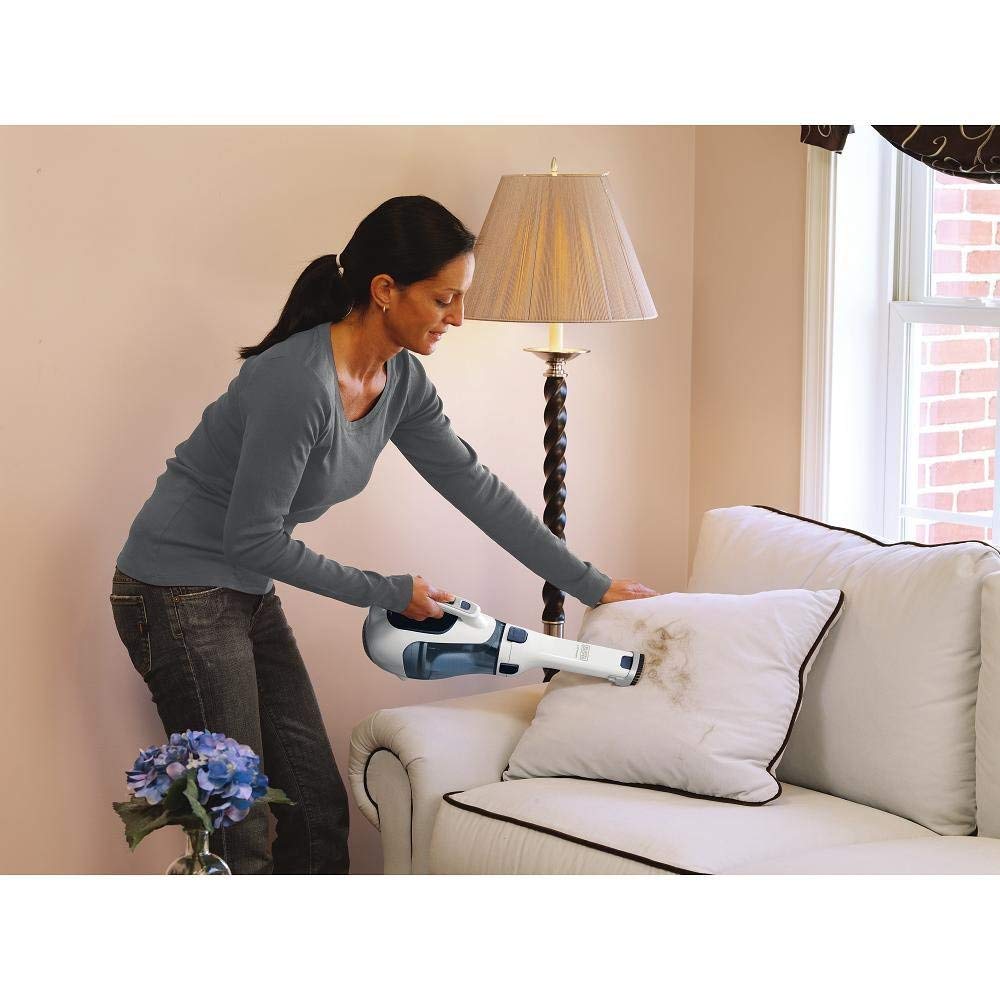 BLACK+DECKER Dustbuster Handheld Vacuum, Cordless, Ink Blue (HHVI325JR22) (Renewed)
