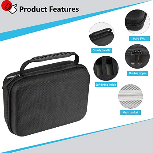 Brappo Hard Case for Philips Norelco Multigroom Series 7000,Men's Grooming Kit with Trimmer MG7750/49/MG5750 Storage Holder Fits for 18 Attachment Trimmer and Accessories (Box Only)