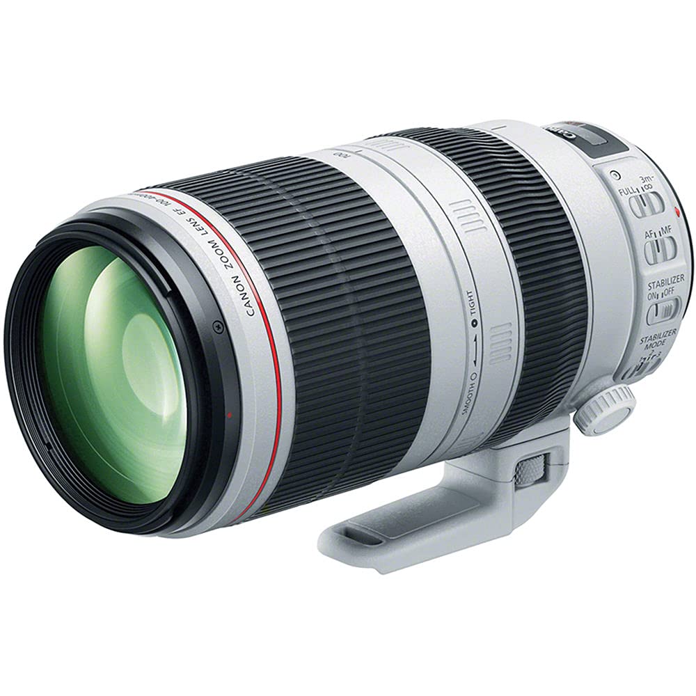 Canon EF 100-400mm f/4.5-5.6L is II USM Lens (9524B002) with Filter Kit, Cap Keeper, and Cleaning Set (Renewed)
