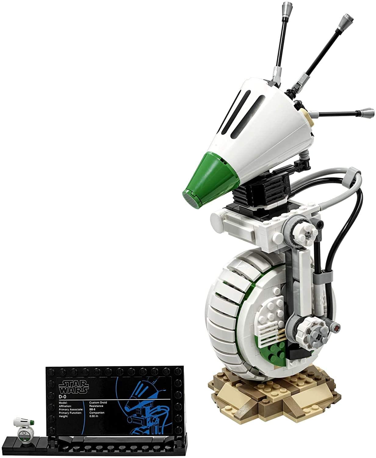 LEGO Star Wars: The Rise of Skywalker D-O 75278 Building Kit; Collectible Star Wars Character and a Cool Birthday Gift, Holiday Present or Fun Surprise for Any Star Wars Fan (519 Pieces)