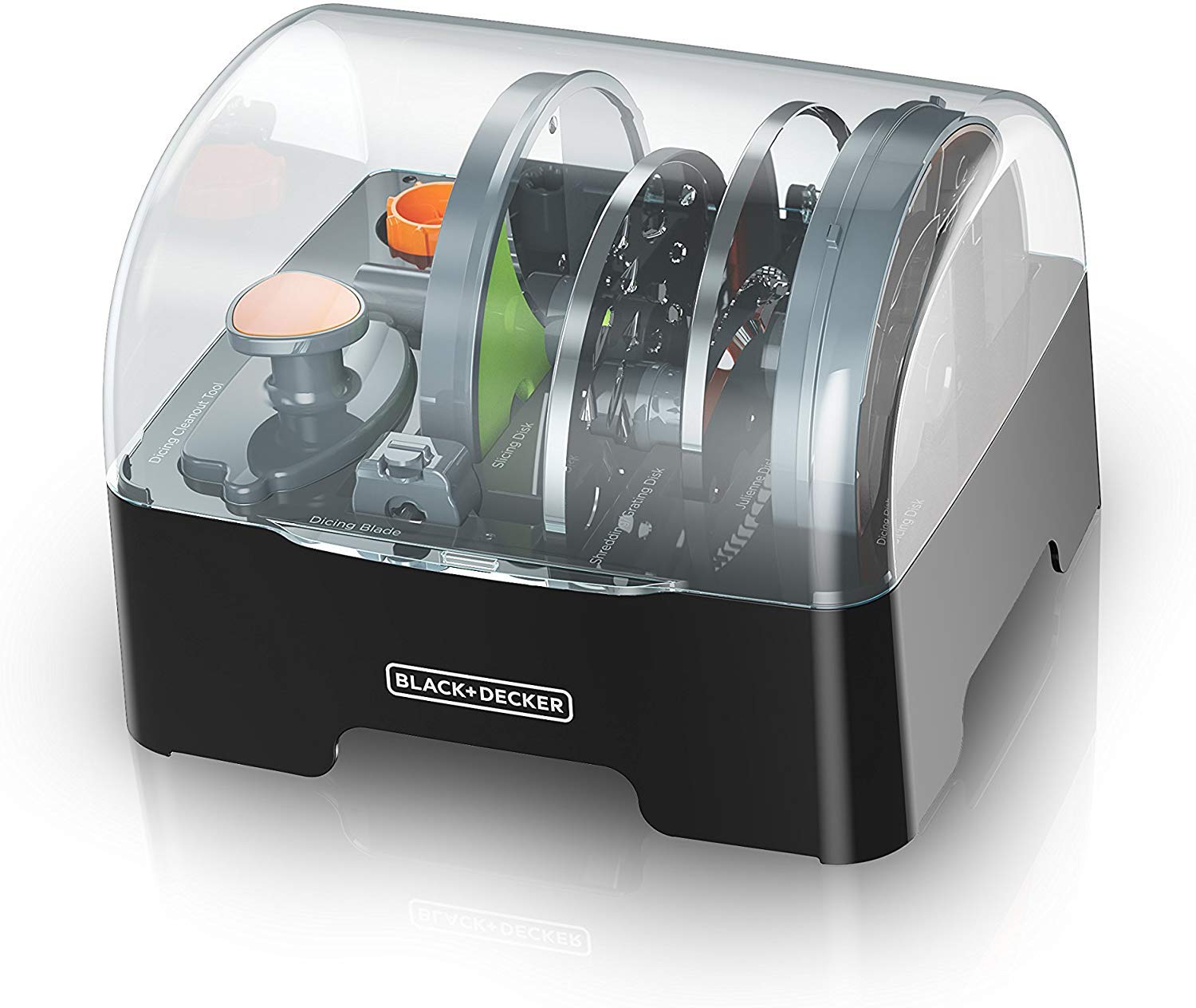 BLACK+DECKER Multi-Prep Slice 'N Dice Food Processor Bundle in Black