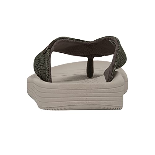 Hey Dude Men's Milo Sage, Size 11 | Men’s Footwear | Men’s Slip On Sandals | Comfortable & Light-Weight