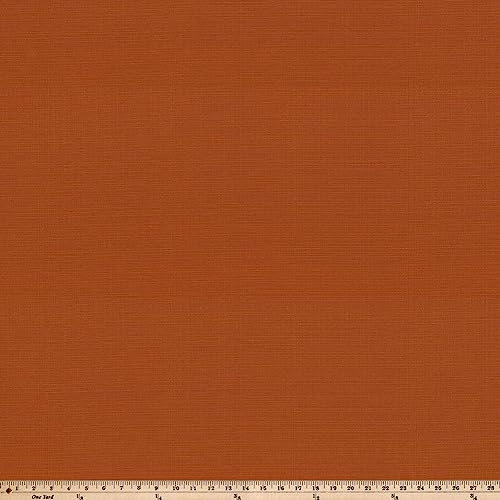 Pillow Perfect Monti Chino Solid Indoor/Outdoor Throw Pillow Plush Fill, Weather and Fade Resistant, Throw - 18.5" x 18.5", Orange, 2 Count