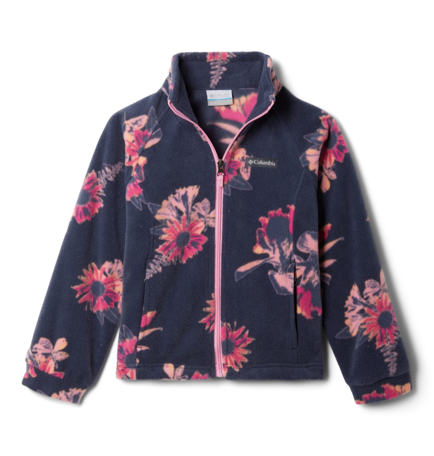 Columbia Toddler Girls Benton Springs II Printed Fleece, Nocturnal Staycation, 3T