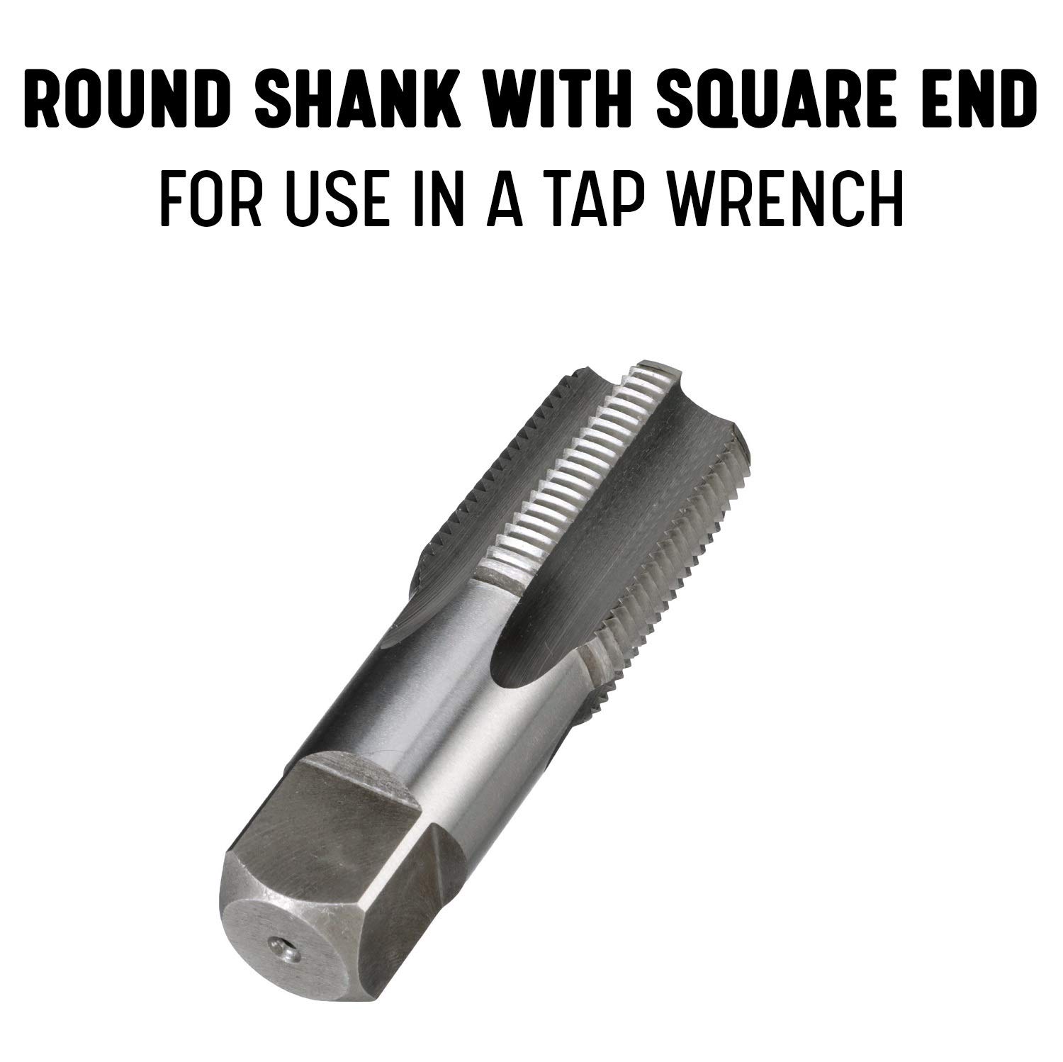 Drill America - DWTPT1/8-1SET 6 Piece NPT Pipe Tap, Carbon Steel, DWTPT Series Set, 1/8", 1/4", 3/8", 1/2", 3/4" and 1" in Wooden Case