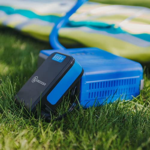 iROCKER Portable Battery - 12V DC Power Outlet and USB plugin Compatible with Electric Pump for Inflatable Stand Up Paddle Boards