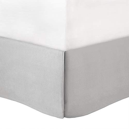 Madison Park Laurel Cozy Comforter Set - Traditional Tufted Faux Silk Design, All Season Down Alternative Bedding with Matching Shams, Decorative Pillow, Grey Queen(90"x90") 7 Piece