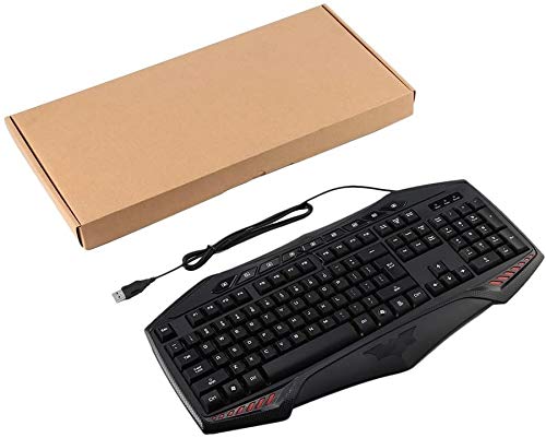 SANOXY Universal Backlit Multimedia Gaming Keyboard, Wired LED Game Keyboard
