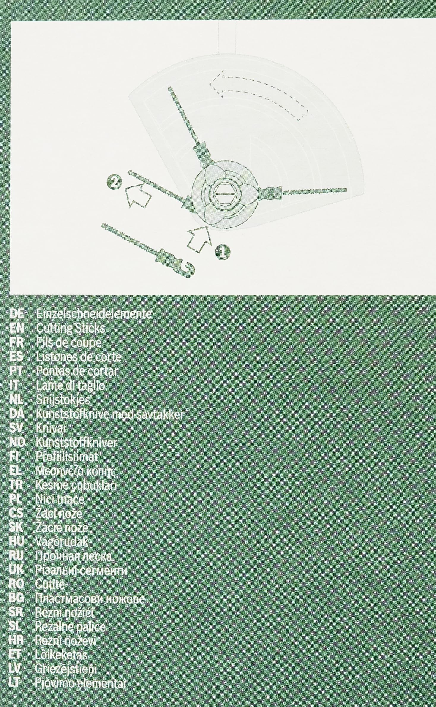 Bosch F016800323 Cutting Sticks for AMW RT Multi-Tool