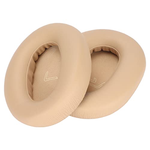 Headphone Ear Pads, for Edifier W860NB W830BT Bluetooth Headset Replacement, Foam and Soft Protein Leather Thickened Ear Cushion, Comfortable Sound Isolation(Brown)
