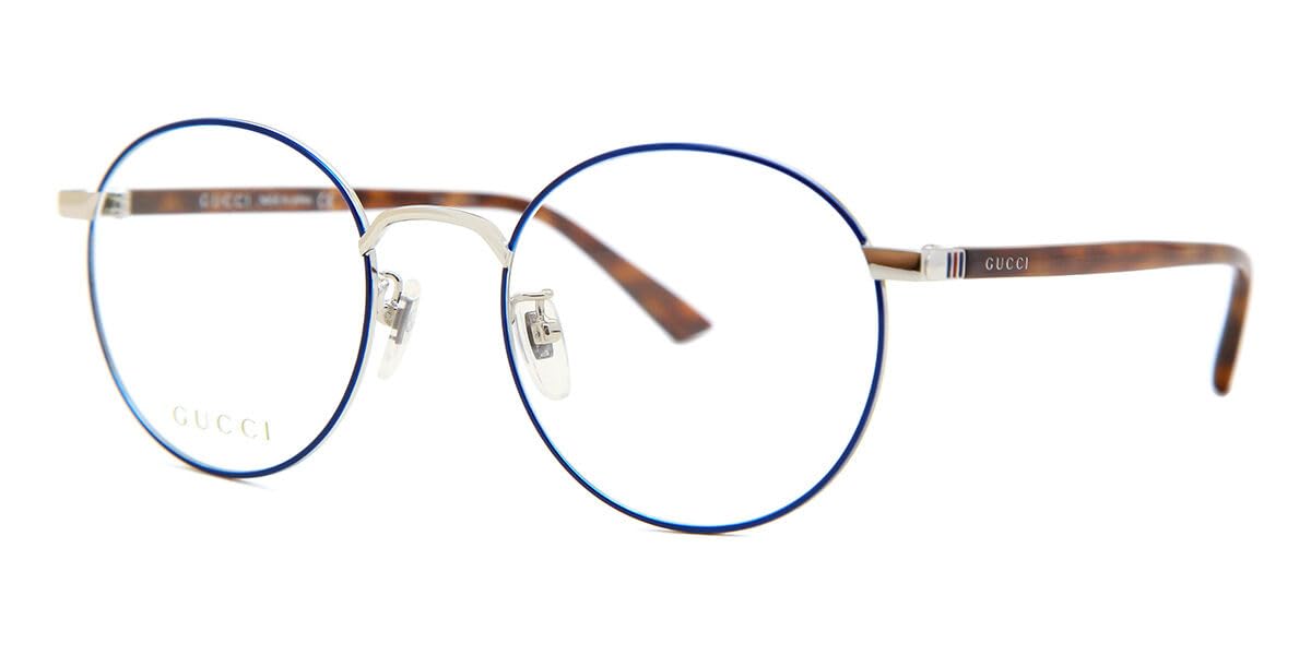 Gucci GG0297OK Eyeglasses 004 Blue/Havana 52 mm