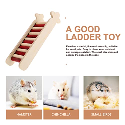 LUOZZY Hamster Nest Ladder Multi-Function Stand Attic Syrian Hamster Toy Cage Landscape Supplies
