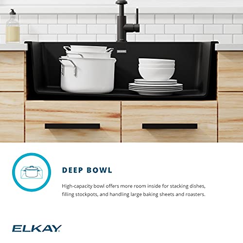 Elkay ELG13322MC0 Quartz Classic Mocha Single Bowl Drop-in Sink