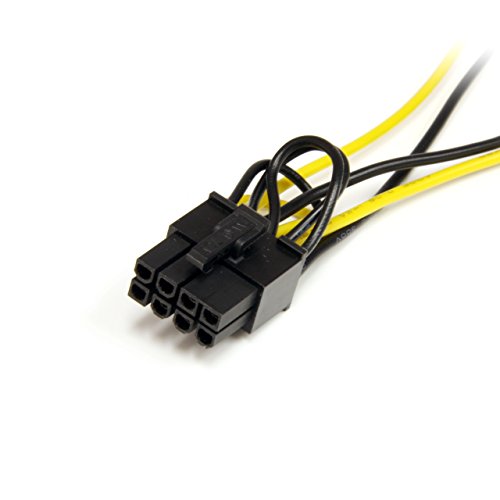 StarTech.com 6in SATA Power to 8 Pin PCI Express Video Card Power Cable Adapter - SATA to 8 pin PCIe power (SATPCIEX8ADP)