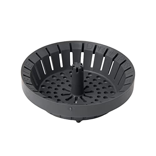 Dripsie Sink Strainer - Clog-Resistant and Flexible - Universal Kitchen Sink Drain Strainer - Made in The USA (1-Pack Gray)