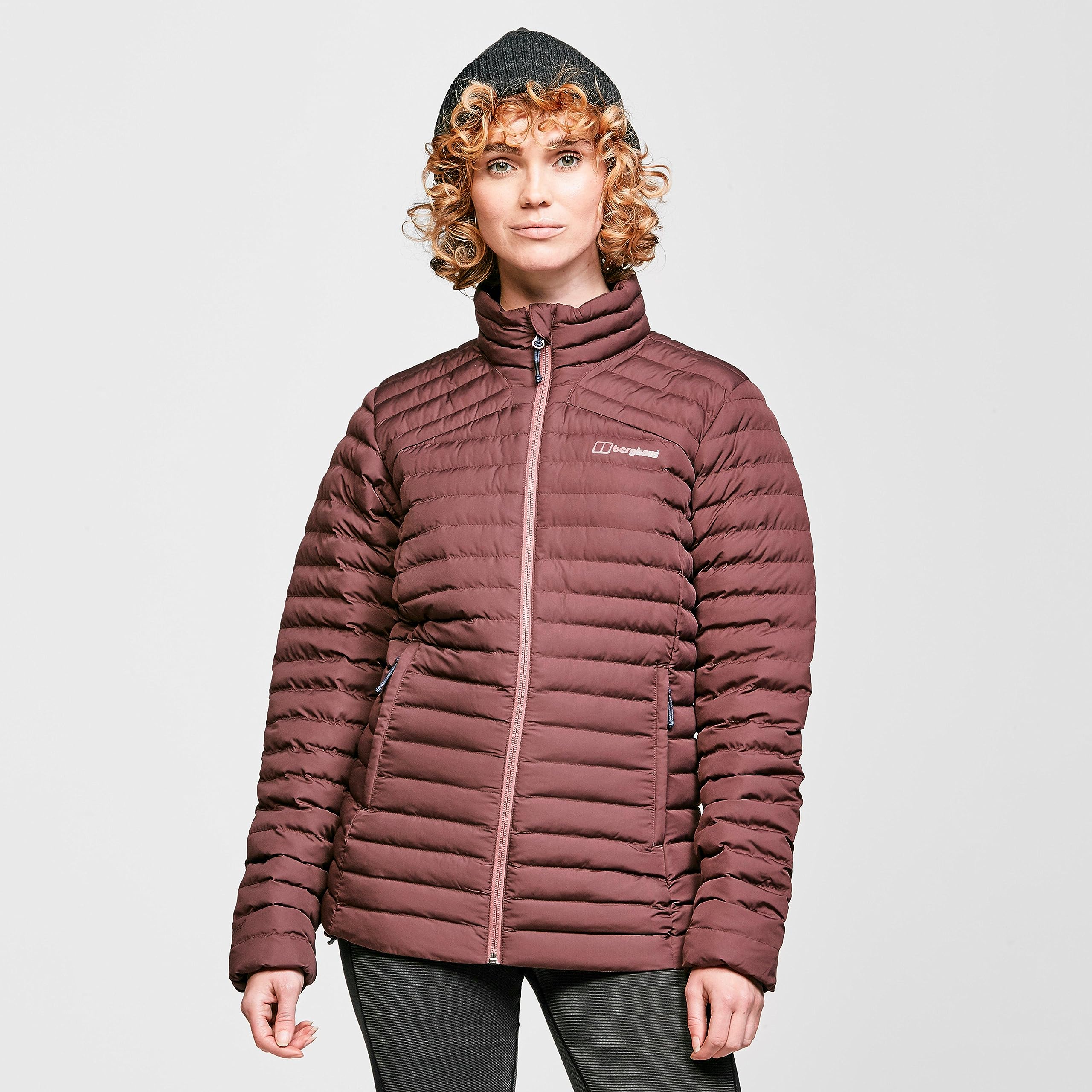 Berghaus Women's Standard Puffer Insulated Jacket Water Repellent Nula, Non-Hooded Sassafras