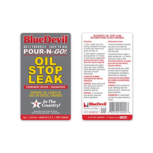BlueDevil Products 49499 Oil Stop Leak - 8 Ounce