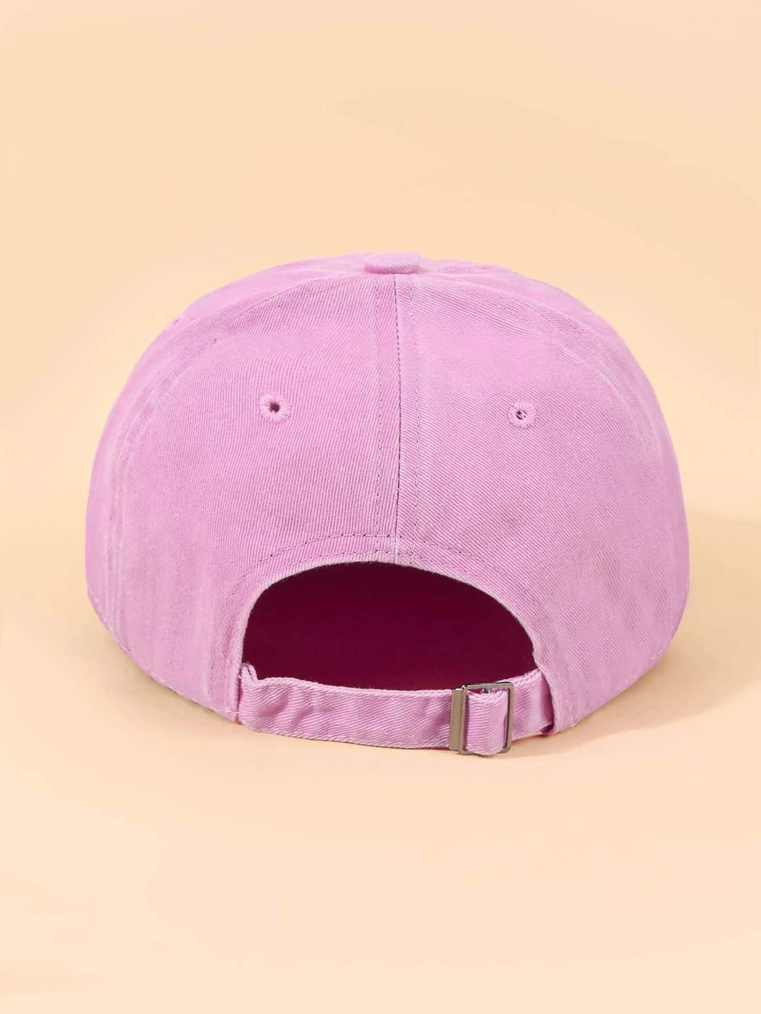 Cioatin California Letter Graphic Cotton Washed Baseball Caps Men and Women Low Profile Dad Hat Adjustable Buckle Closure (One Size US Women, Pink)