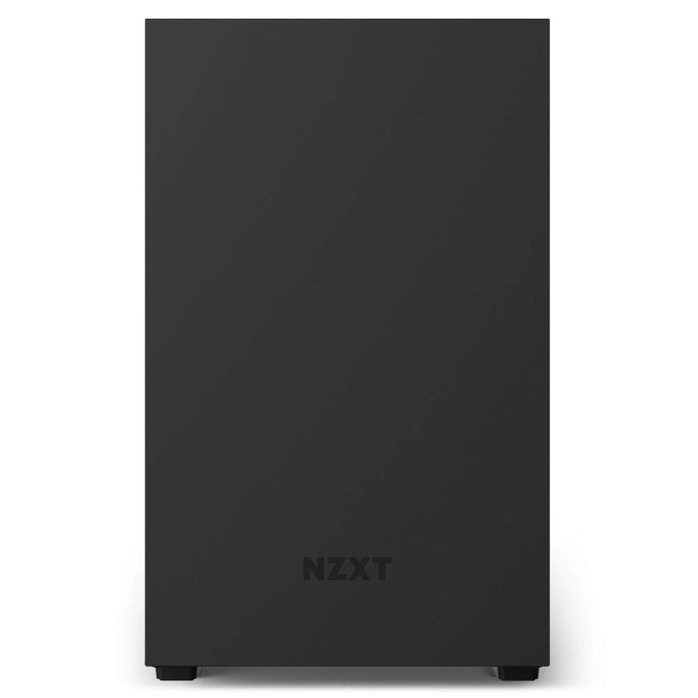 NZXT H210i - CA-H210i-BR - Mini-ITX PC Gaming Case - Front I/O USB Type-C Port - Tempered Glass Side Panel Cable Management - Water-Cooling Ready - Integrated RGB Lighting - Black/Red