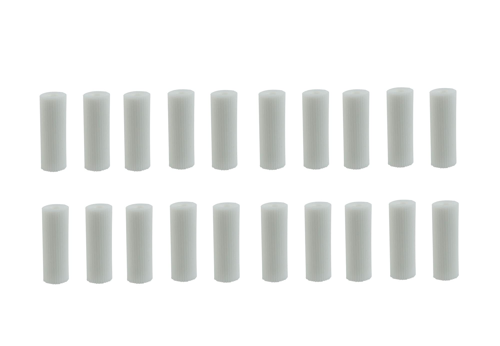 Dentosmile Chewies Seater for Invisalign Aligner Chompers Trays in White Colour with Carry Case (Unscented) (Pack of 20)
